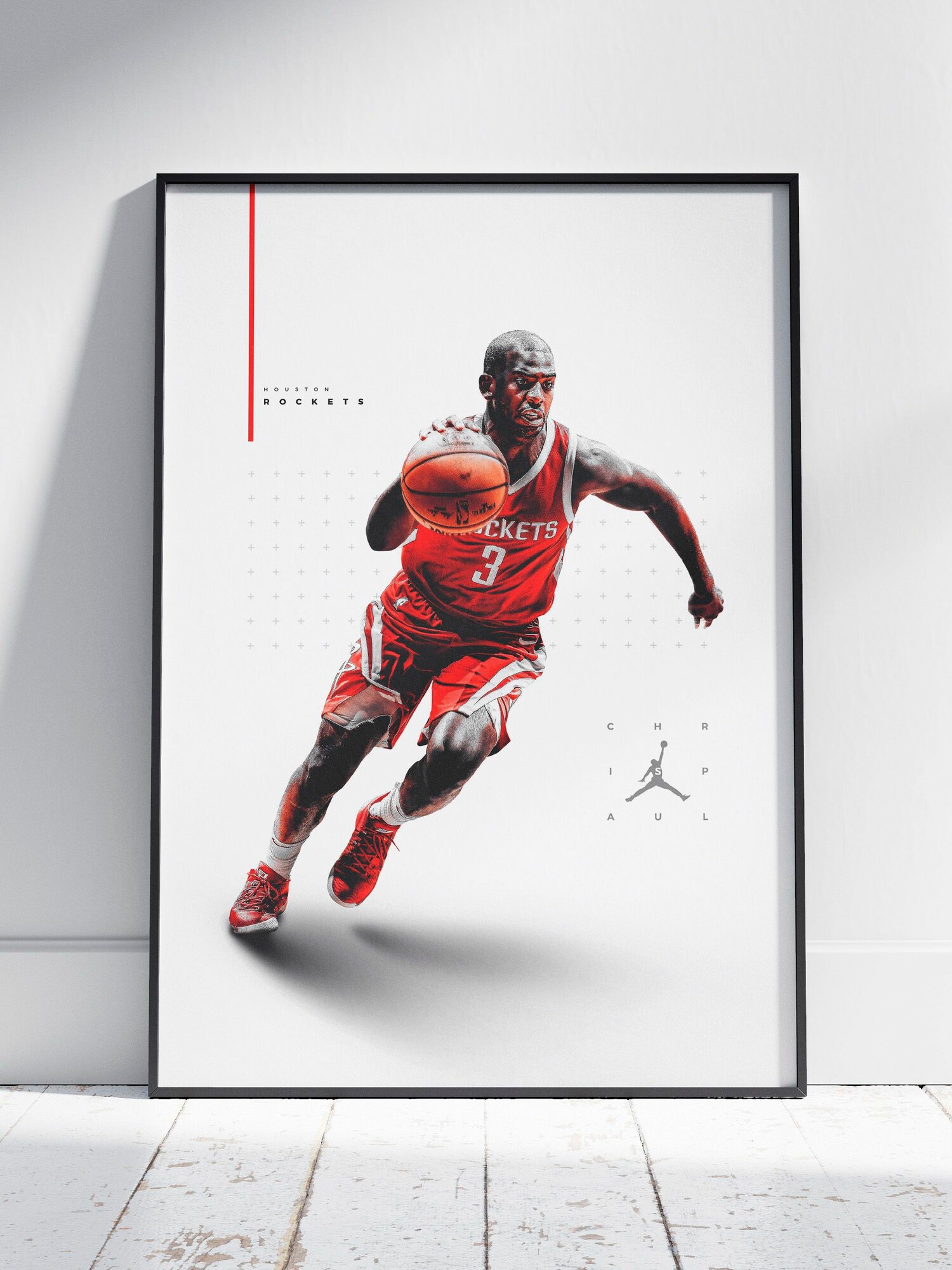 Плакат на стену для интерьера Легенды Баскетбола (Крис Пол - Chris Paul 1) - Постер по спорту и физической активности формата A4 (21x30 см)