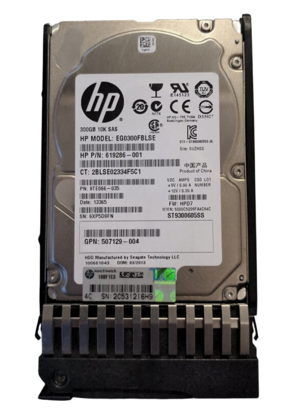 Жесткий диск HP 300Gb 10000 SAS 2.5" HDD 619286-001