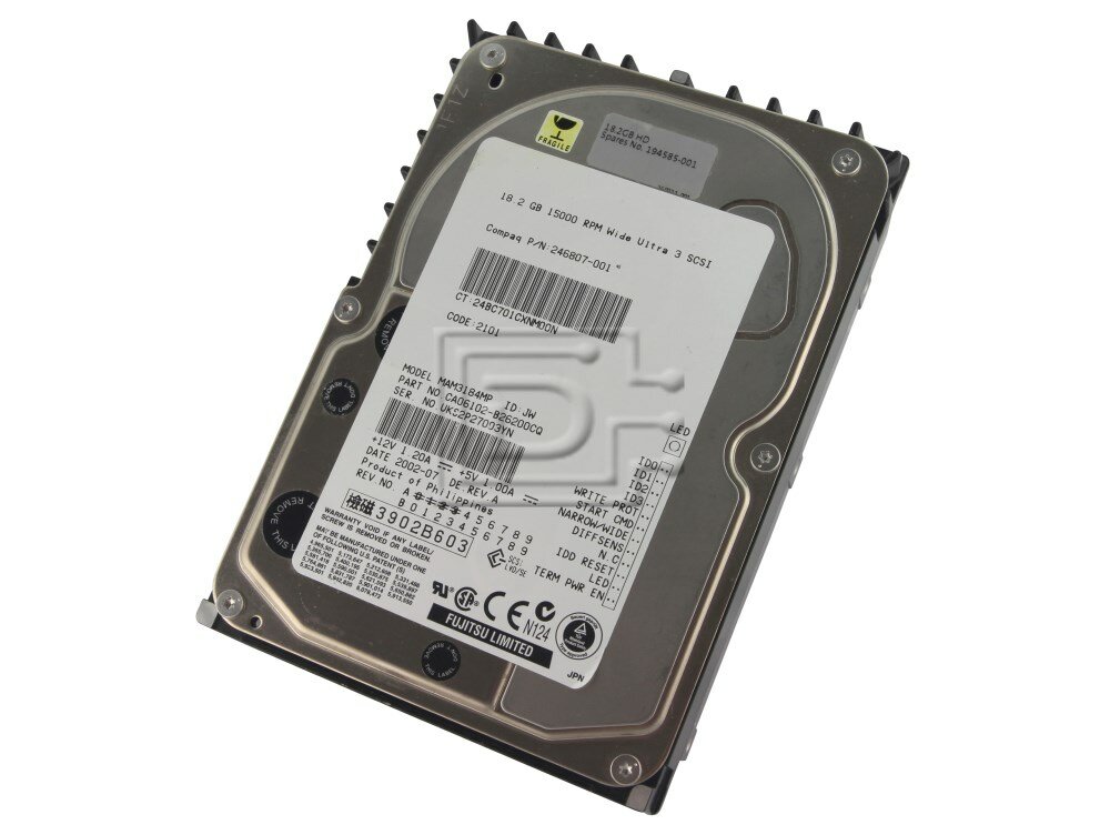 Жесткий диск Fujitsu MAM3184MP 73,5Gb U320SCSI 3.5" HDD