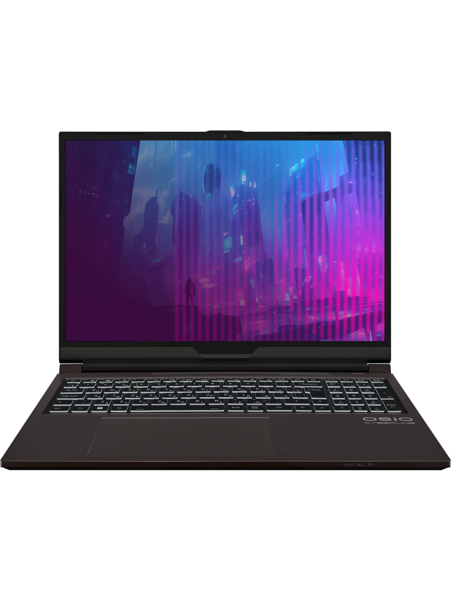 Ноутбук Osio 16" CyberLine C160i-002 i5 12600H/16Gb/SSD512Gb/6Gb/noOS/коричневый