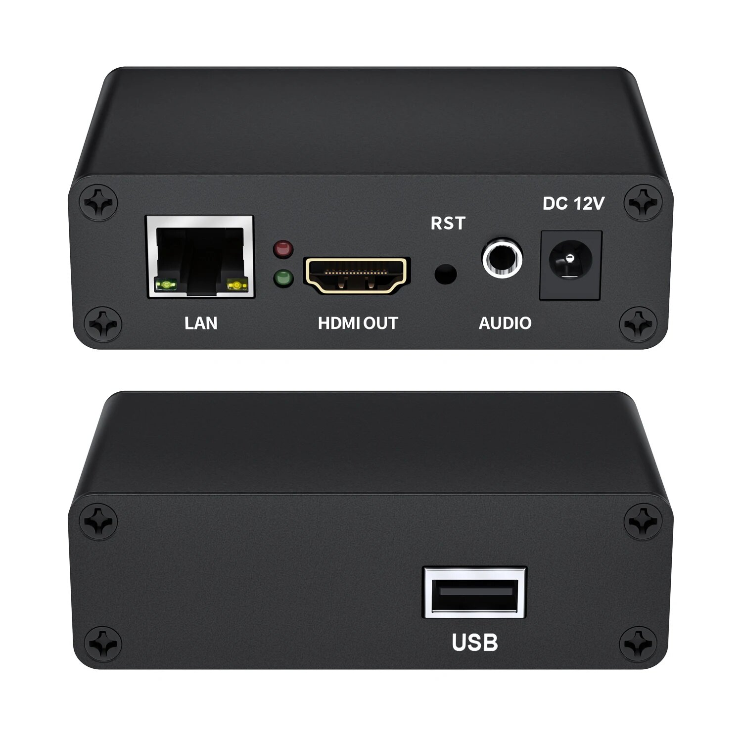 Unisheen HD IP видеодекодер HDMI, Цвет: JM1000