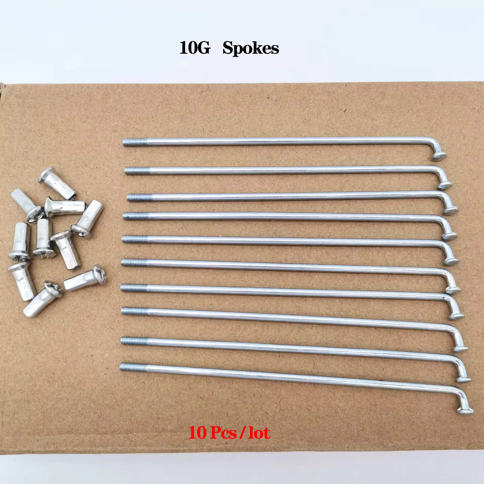 Спицы стальные 10G 80mm, 10 шт.