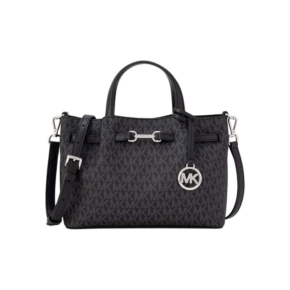 Сумка MICHAEL KORS Carson, фактура тиснение, черный — фото 1