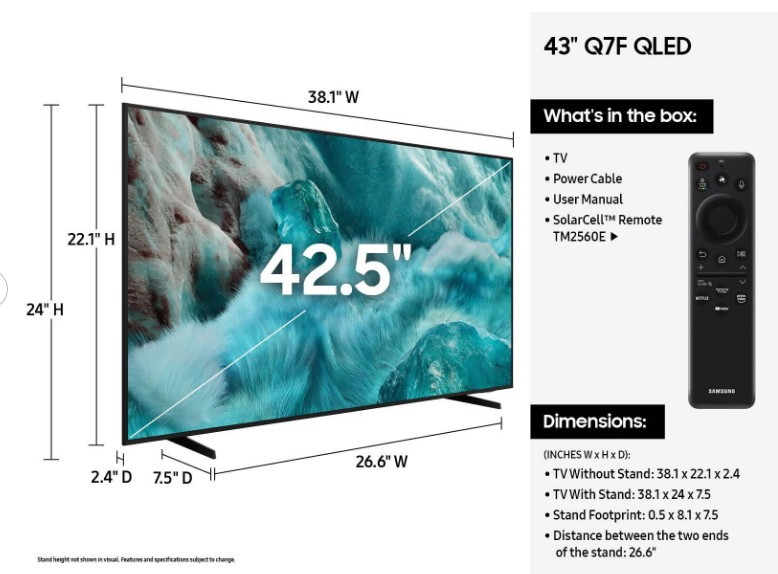 Телевизор Samsung QE85Q7FAAUXRU