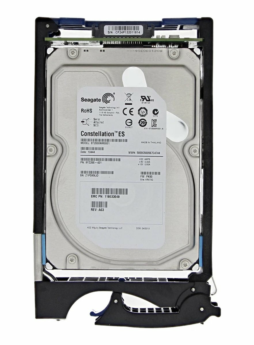 EMC EMC 2Tb 7200 Fibre Channel 3.5" HDD 9YZ268-431
