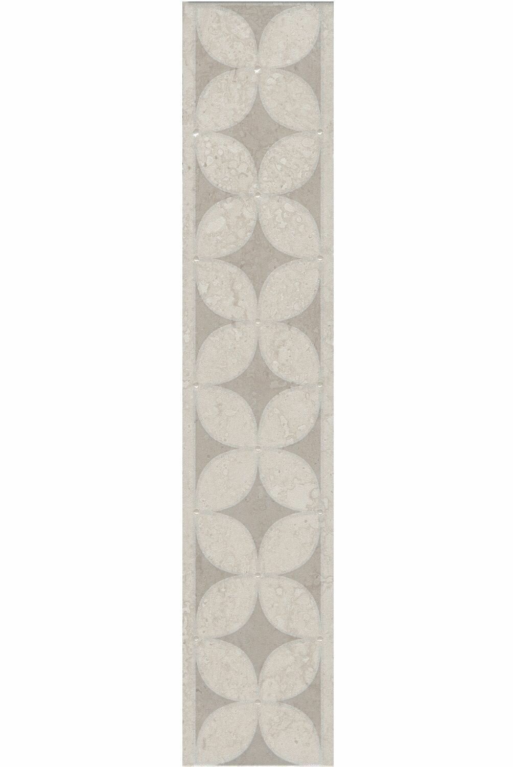 Керамическая плитка KERAMA MARAZZI OS/A218/8340 Бордюр Туф бежевый светлый глянцевый 30х5,7 30x5,7x6,9 Цена за 1/шт