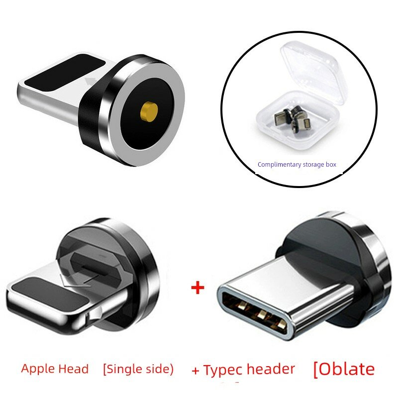 Универсальный адаптер Apple MagSafe + Type-C магнитный: 2 Apple + 1 Type-C для iPhone, Samsung, Huawei - комплект из 3