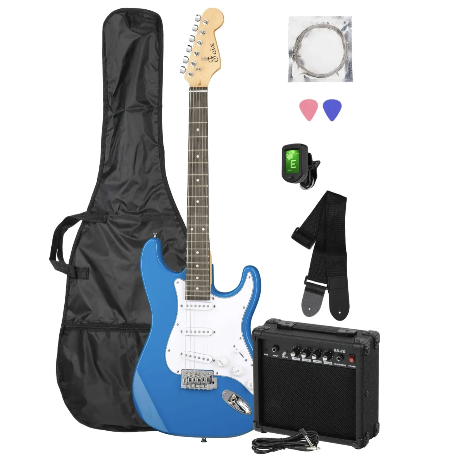 Гитарный комплект Stratocaster Foix FGP/FGP-STK-BL
