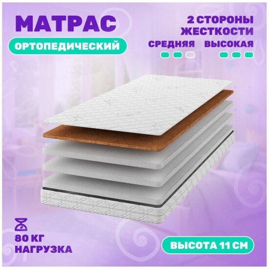 Матрас Капризун Струтто с кокосом 200x90x10