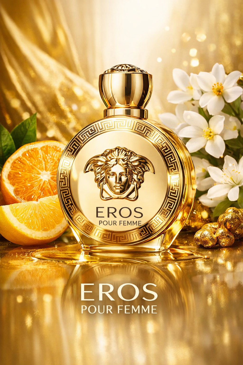 Духи масляные, авторские, в виде спрея, стойкие, Eros Pour Femme 5мл, для женщин