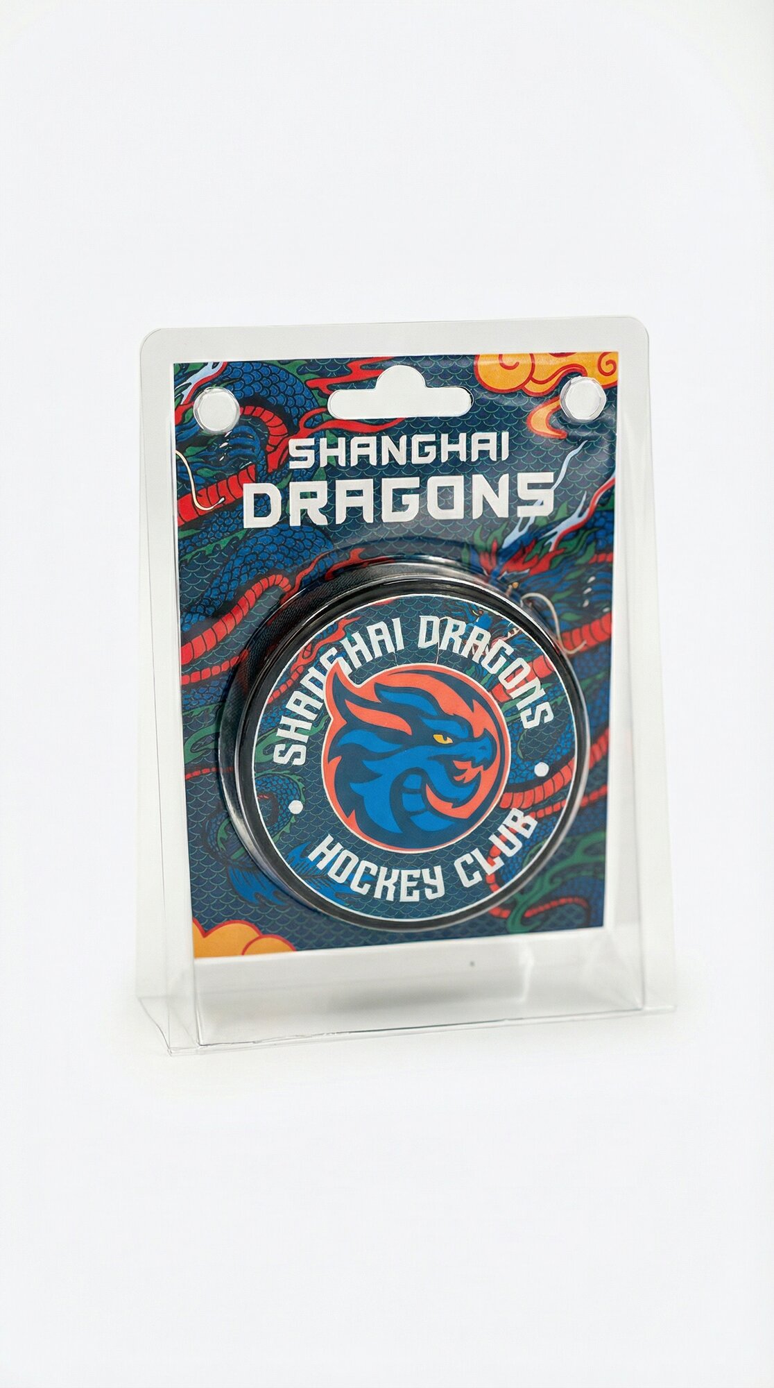Шайба сувенирная с логотипом ХК "Шанхайские Драконы"