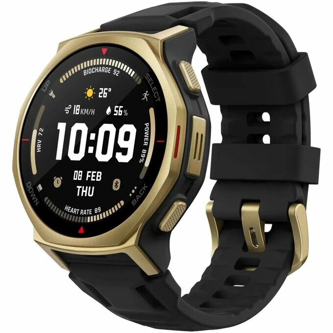 Смарт-часы Amazfit T-Rex 3 Pro A2549 44mm (Tactical Black), Tactical Black (Тактический черный), 46.8 г (без ремешка).