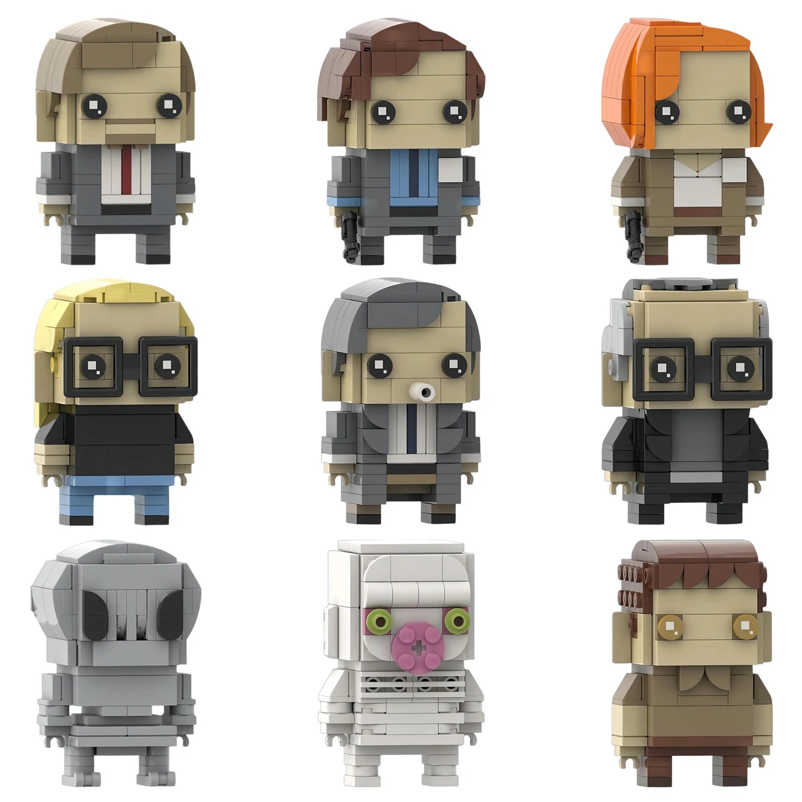 Набор фигурок MOC Files X Team, 9-в-1, Цвет: 9-in-1