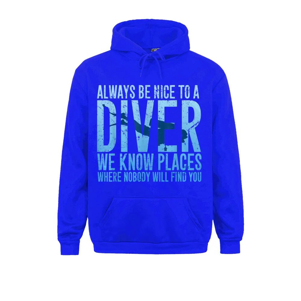 Синий мужской свитшот "Diver" XXL