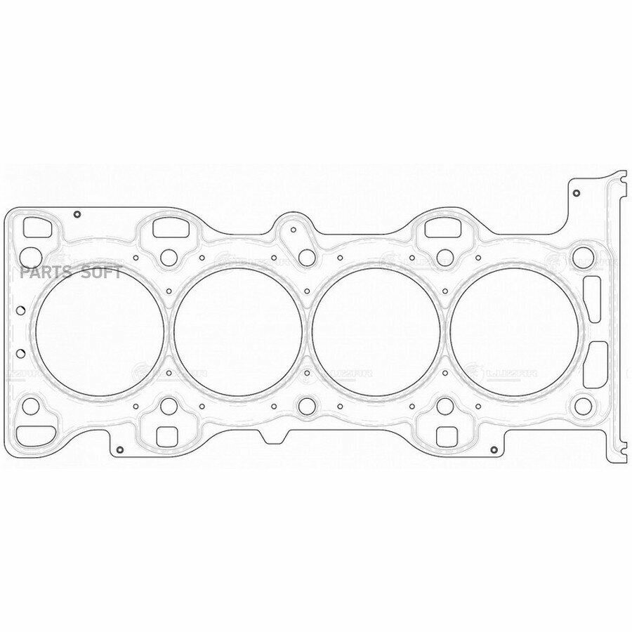 Прокладка ГБЦ FORD FOCUS II/MONDEO III/MAZDA 3/6 2.0 02- LUZAR LES11015