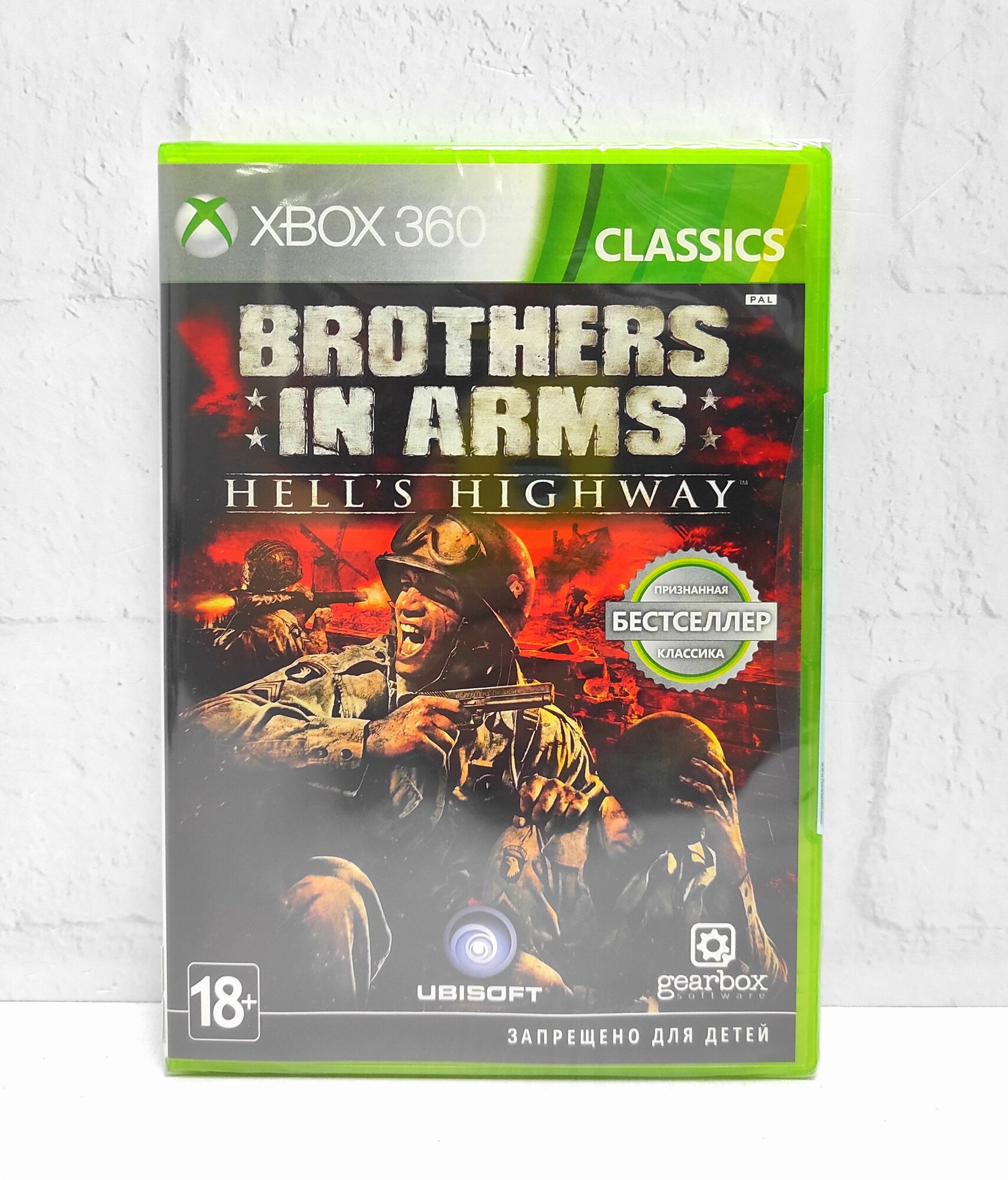 Brothers In Arms HellS Highway Английский язык Видеоигра на диске Xbox 360. Товар уцененный