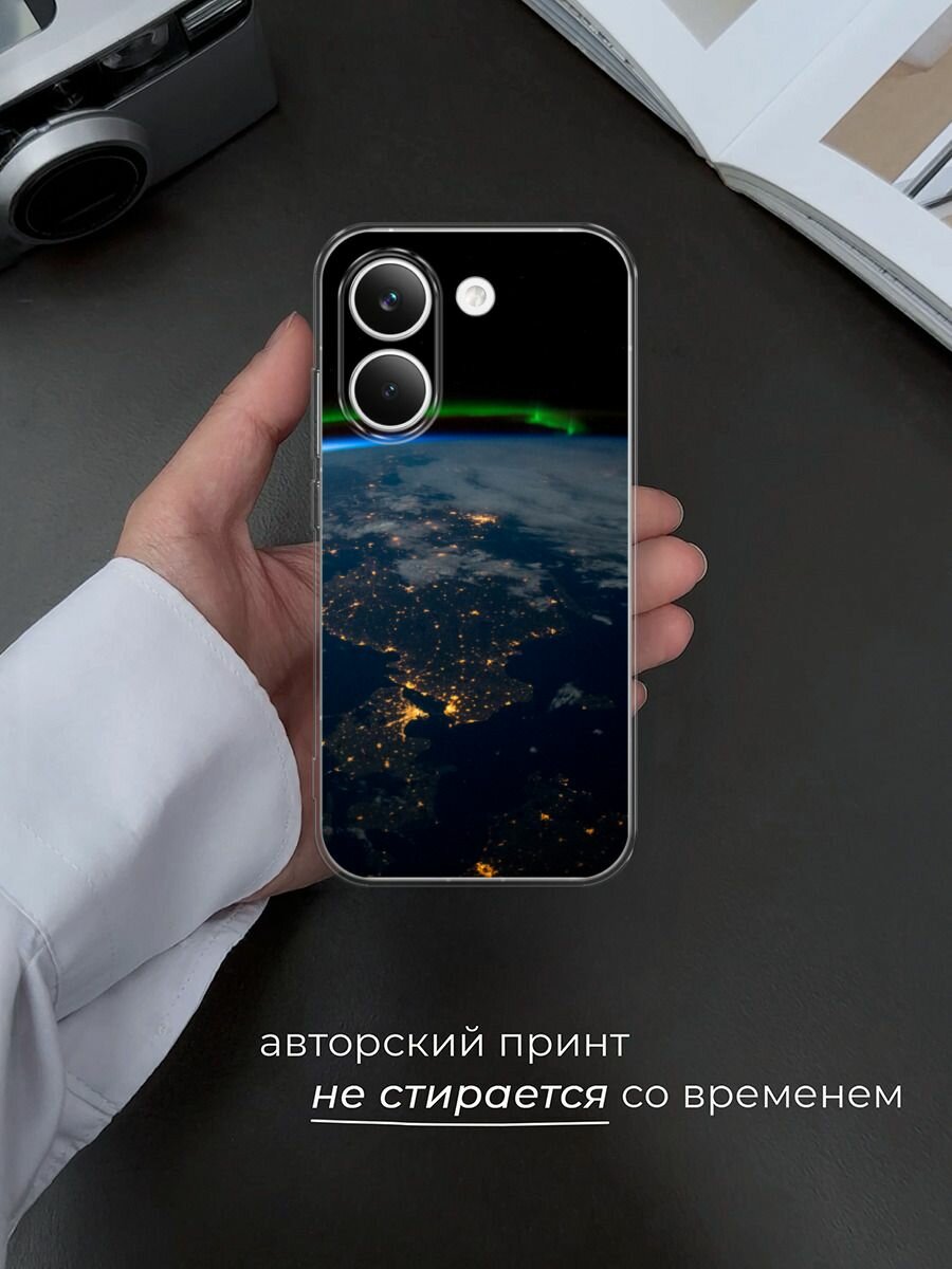 Чехол на Poco X8 Pro / Поко X8 Про с принтом Земля из космоса — фото 1
