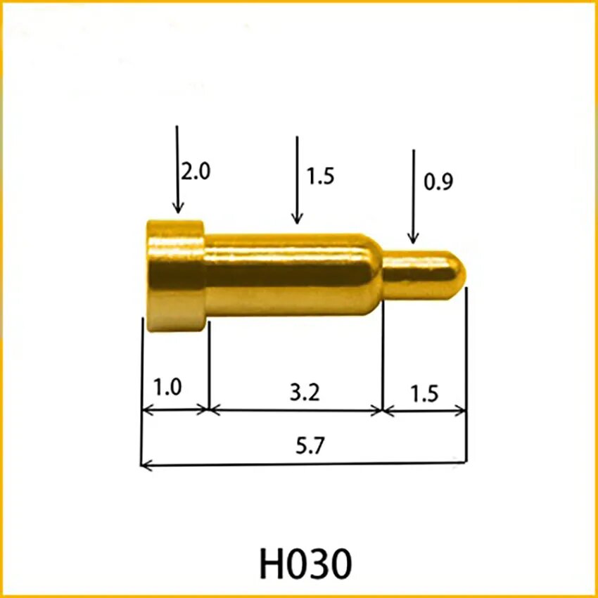 Pogo Pin H030, разъем мужской-женский