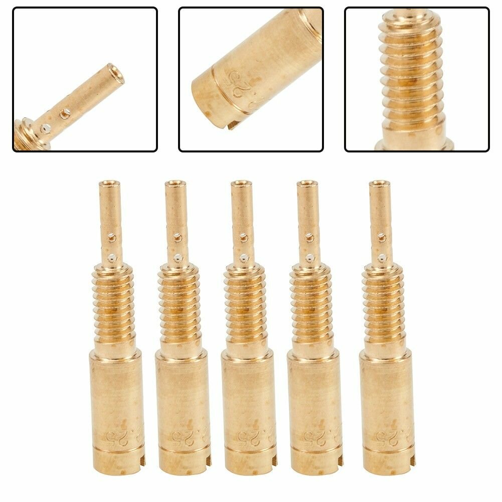 Форсунки для карбюратора Mikuni VM22-3847/VM26-672U Racing — комплект 5 шт №15 №17.5 №20 №22.5 №25 для мотоциклов