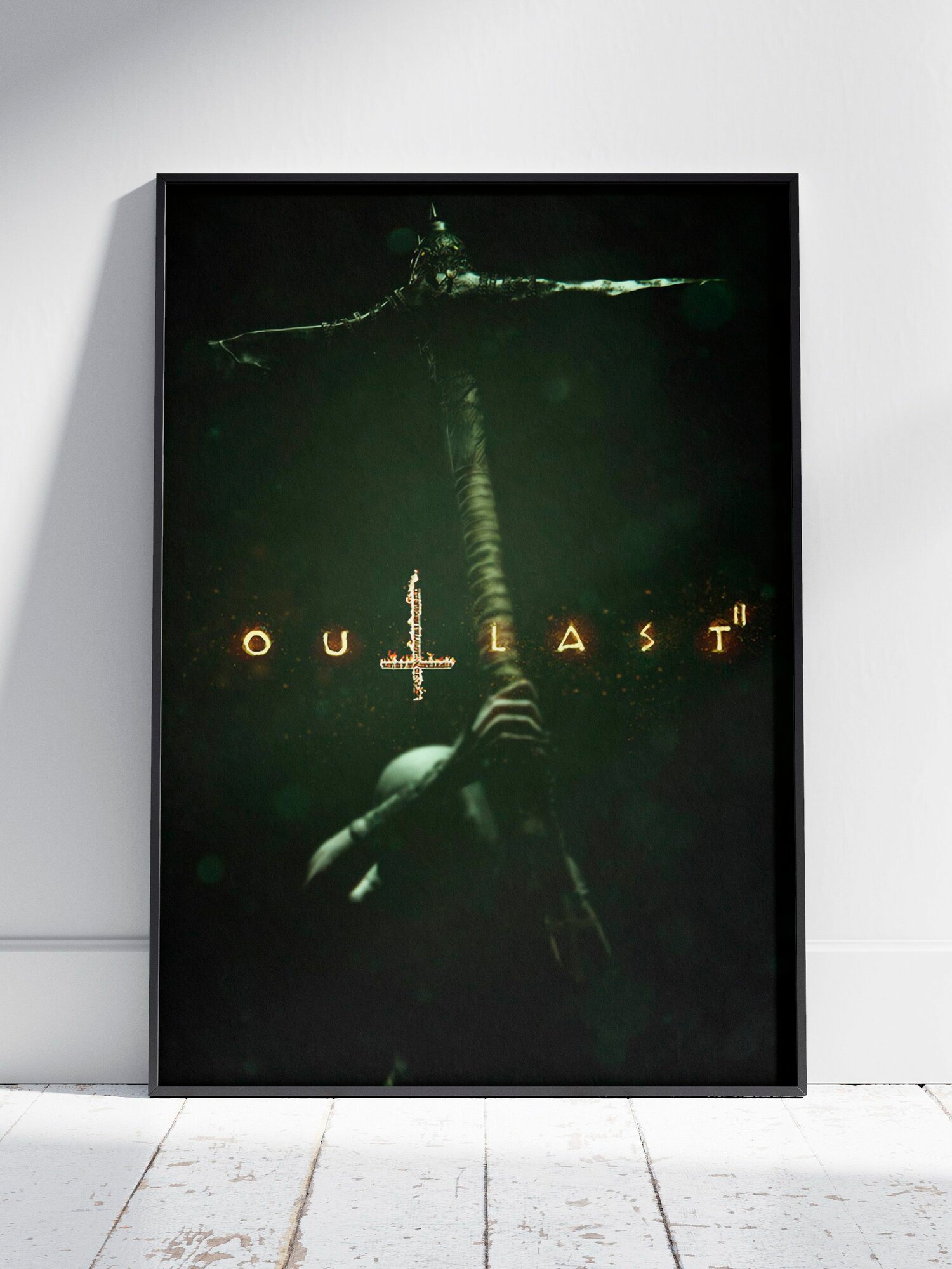 Плакат на стену для интерьера Аутласт (Outlast 2 - 1) - Постер по игре формата A4 (21x30 см)