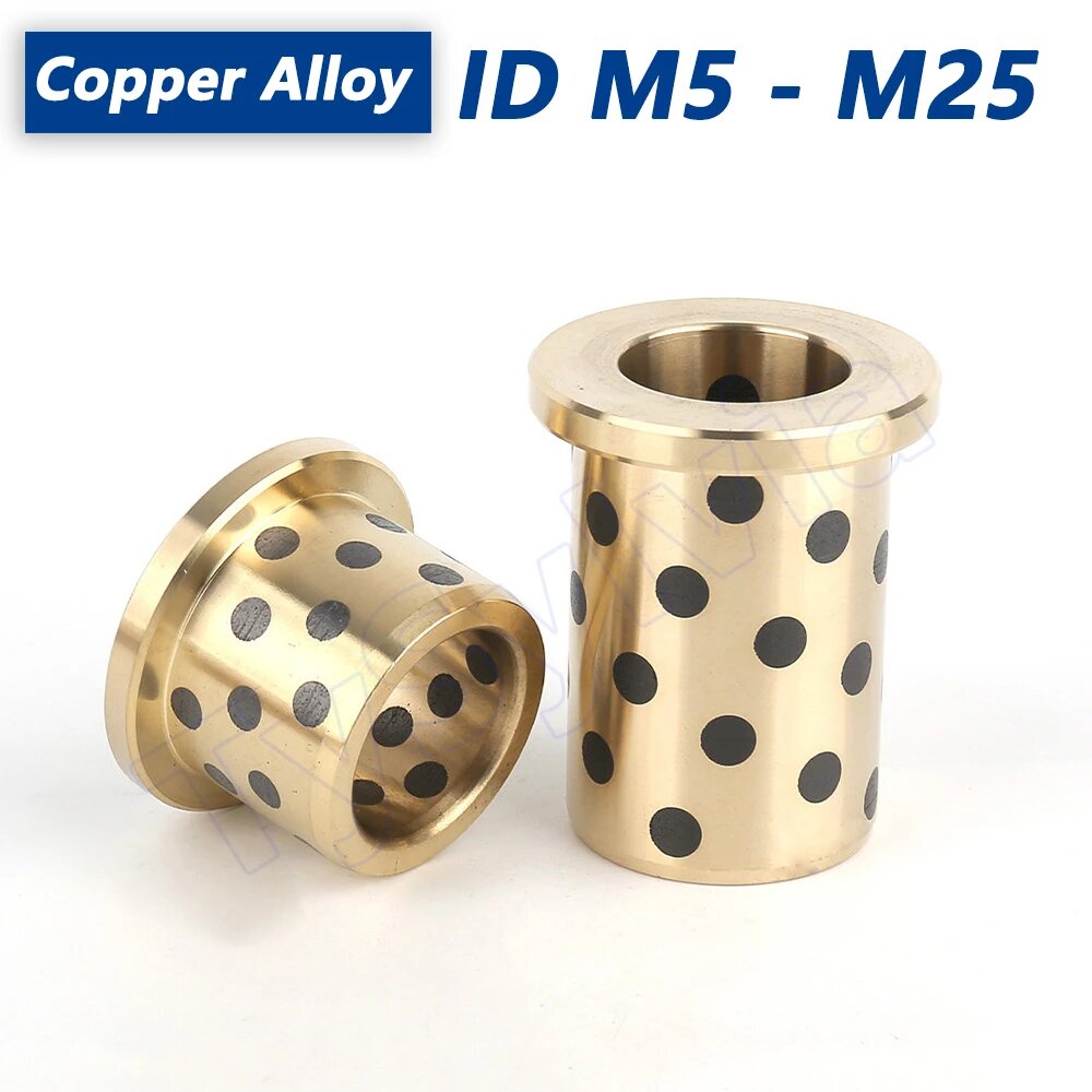 Медная фланцевая втулка из медного сплава 5-25 мм 16x20x12-26x3mm