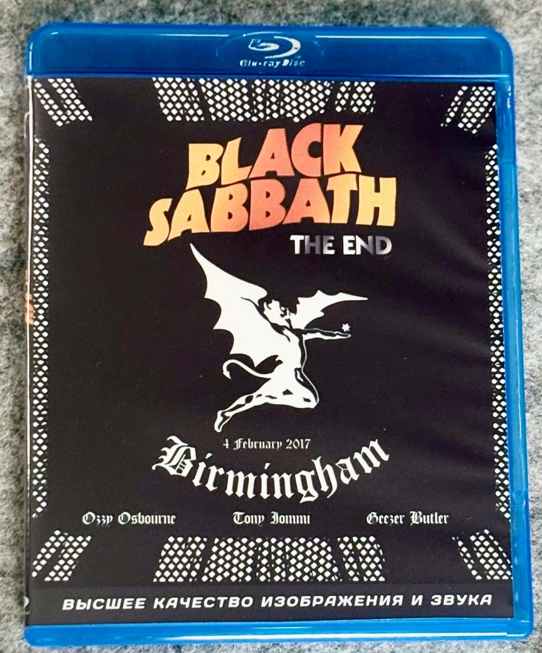 Black Sabbath - The End: Live In Birmingham концерт, Blu-ray