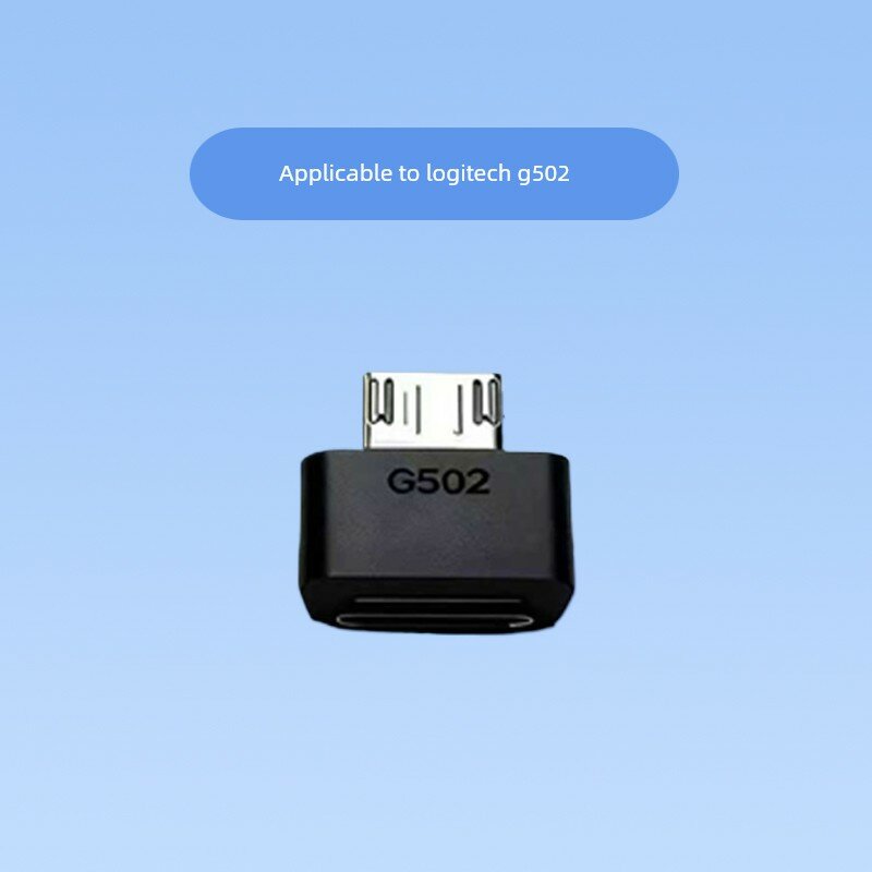 Адаптер зарядки для мыши Logitech G502 - переходник Micro USB в Type-C, универсальный зарядный кабель для гейминговых