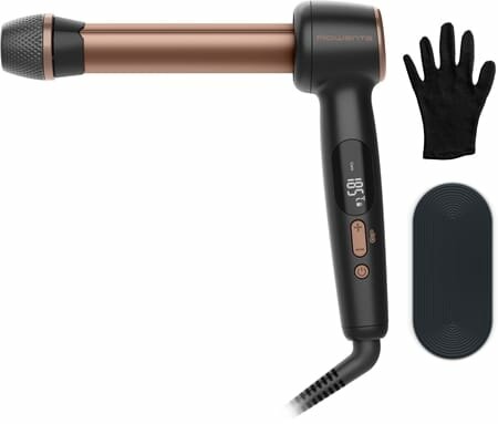 Плойка для завивки волос Rowenta Twist Curl CF4620E0, регулируемый диаметр 27/32/38 мм, 4 температурных режима