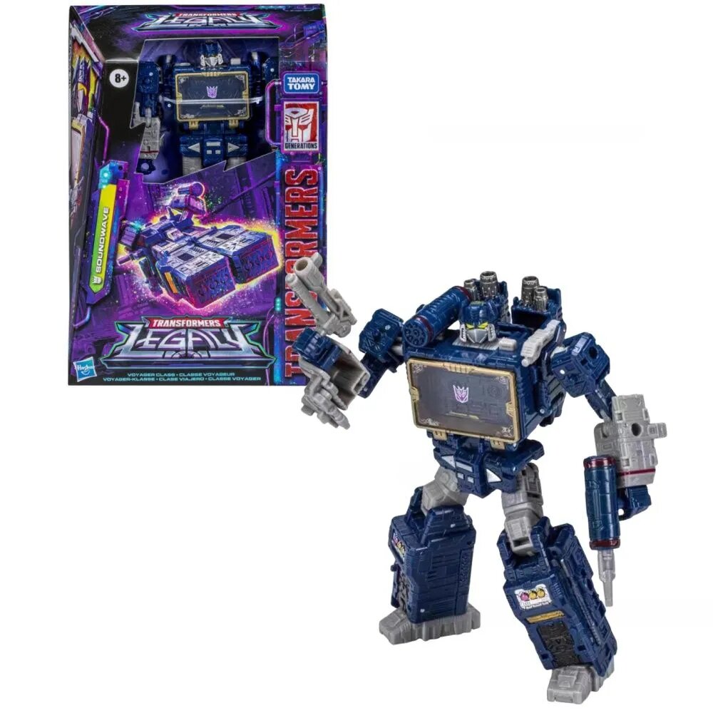 Hasbro Игрушки-трансформеры Generations Legacy Voyager Soundwave Фигурка - от 8 лет и старше, 7 дюймов F3517