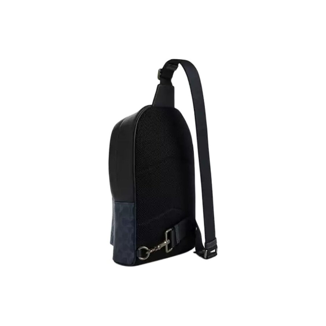 Сумка Coach West, фактура тиснение, denim — фото 1