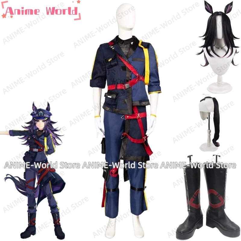 Косплей Uma Musume Fenomeno, темно-синий, Full Set, XXL
