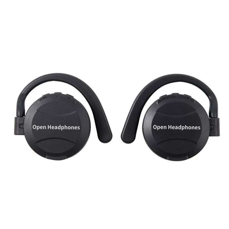 K6 открытые Bluetooth-наушники черного цвета, стереозвук, длительная работа батареи для ежедневного комфорта