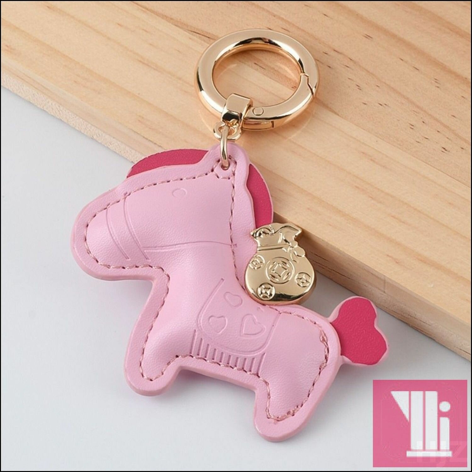 Брелок, 319 peach pink