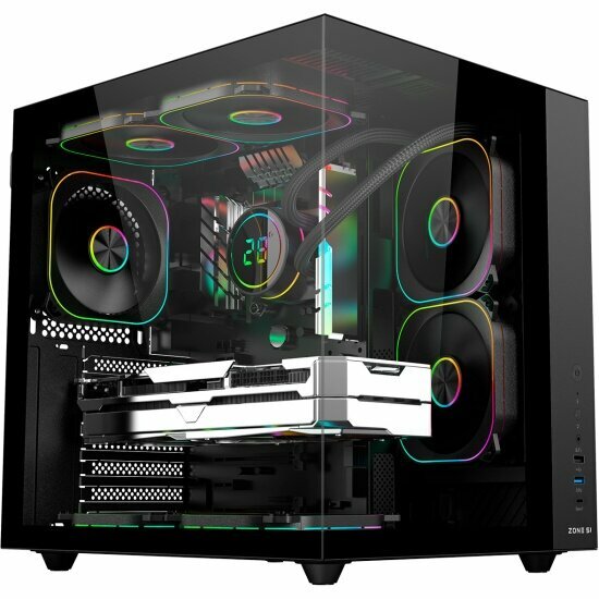 Корпус компьютерный Zone 51 Edge Black