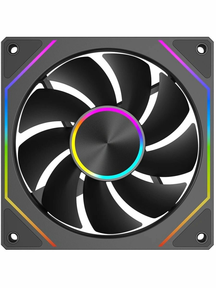 Вентилятор PCCOOLER FG120 120мм, 4-pin, 1800об/мин, 28.4 дБ, ARGB, черный, Ret fg120 argb bk