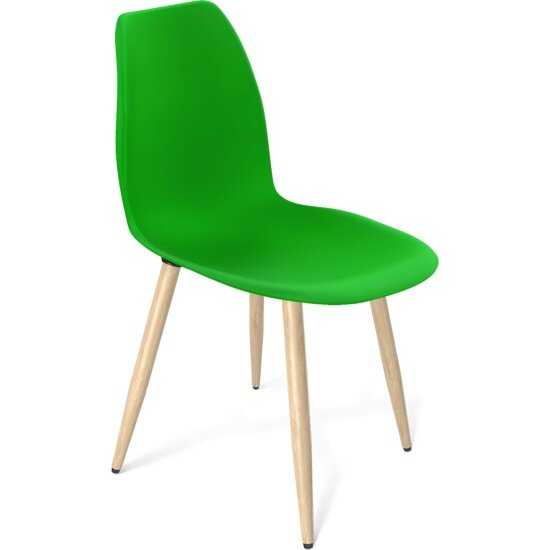 Стул Sheffilton SHT ST29/S95-W зеленый ral6018/прозрачный лак