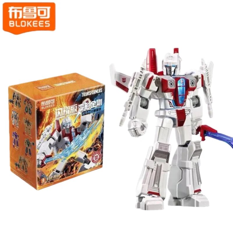 BLOKEES Трансформер Starscream, белый, Vol.4