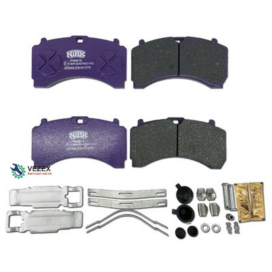 NIBK PN0919 PN0919-NIBK колодки дисковые задние!\ MB Actros