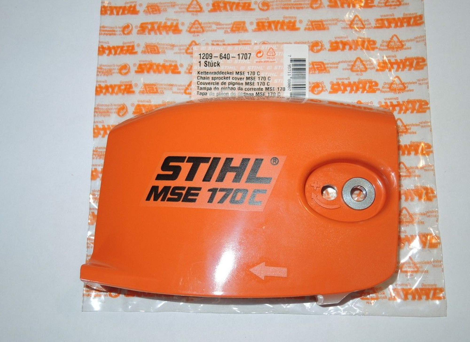 Крышка цепной звёздочки Stihl MSE 190, для пилы, ABS-пластик, оранжевая