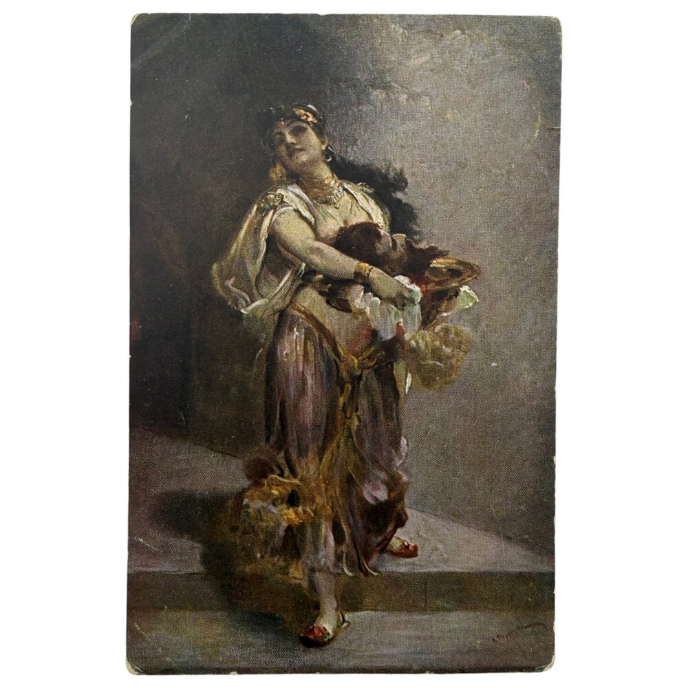 Почтовая открытка "Папперитц - Саломея" 1900-1910 гг. Германская Империя