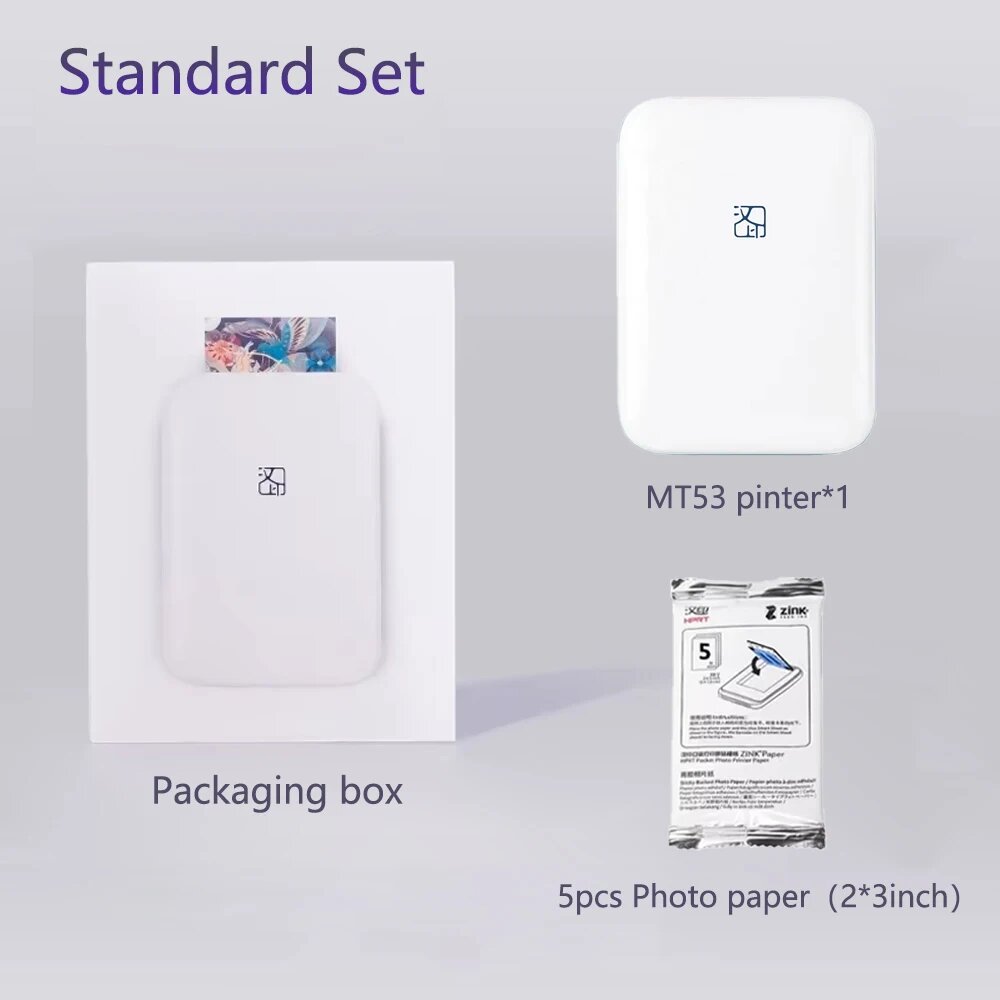 MT53 Standard Термопринтер для фотобумаги 2x3"