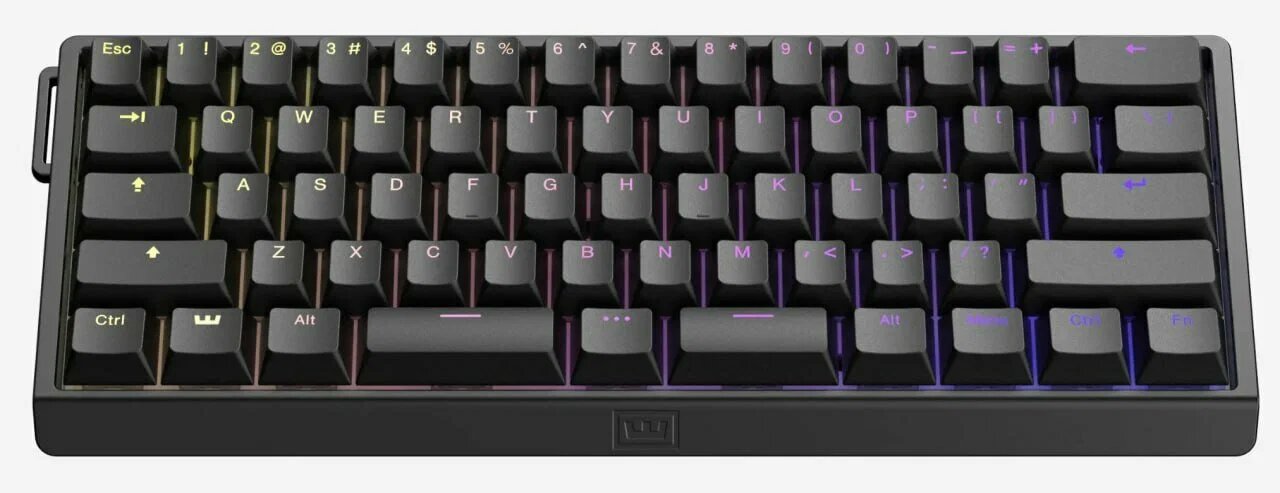 Клавиатура Wooting 60HE v2 Black Aluminium