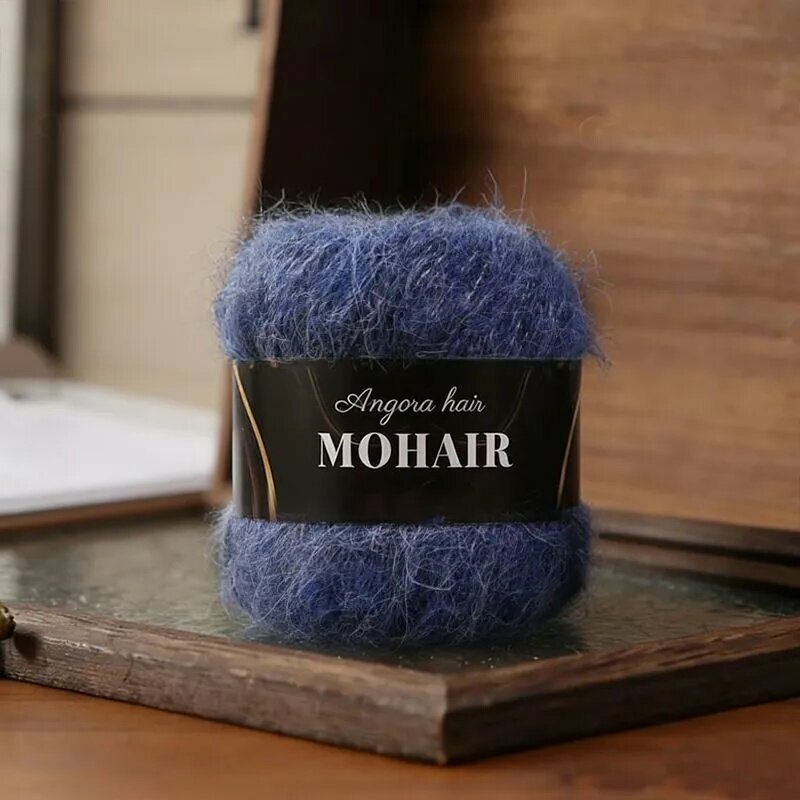 Пряжа из альпаки и мохера, для свитера ручной работы,1 шт,25 г