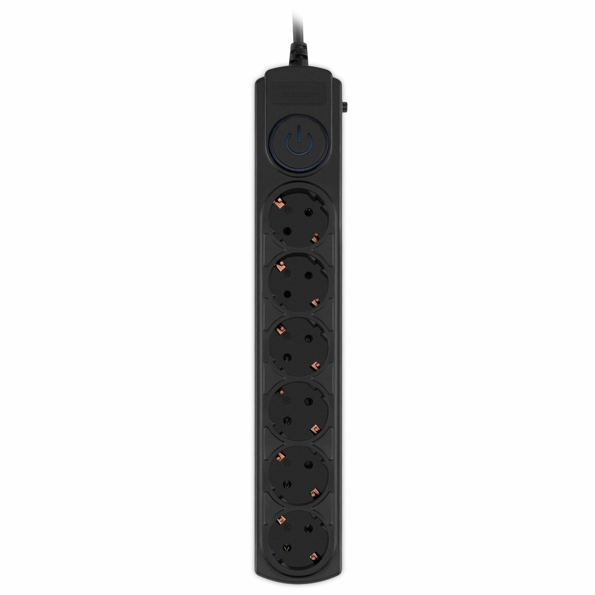 Сетевой фильтр Ippon BK-6-EU-5-10-B 5м 6 розеток черный