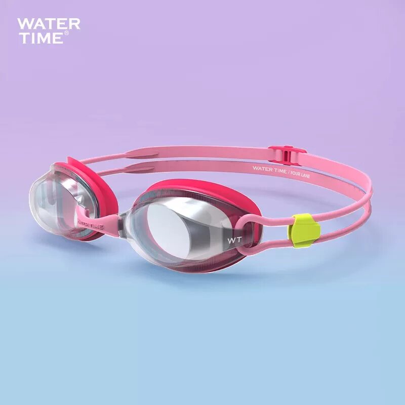 Детские очки для плавания WaterTime, профессиональные очки для тренировок и соревнований, женские водонепроницаемые и