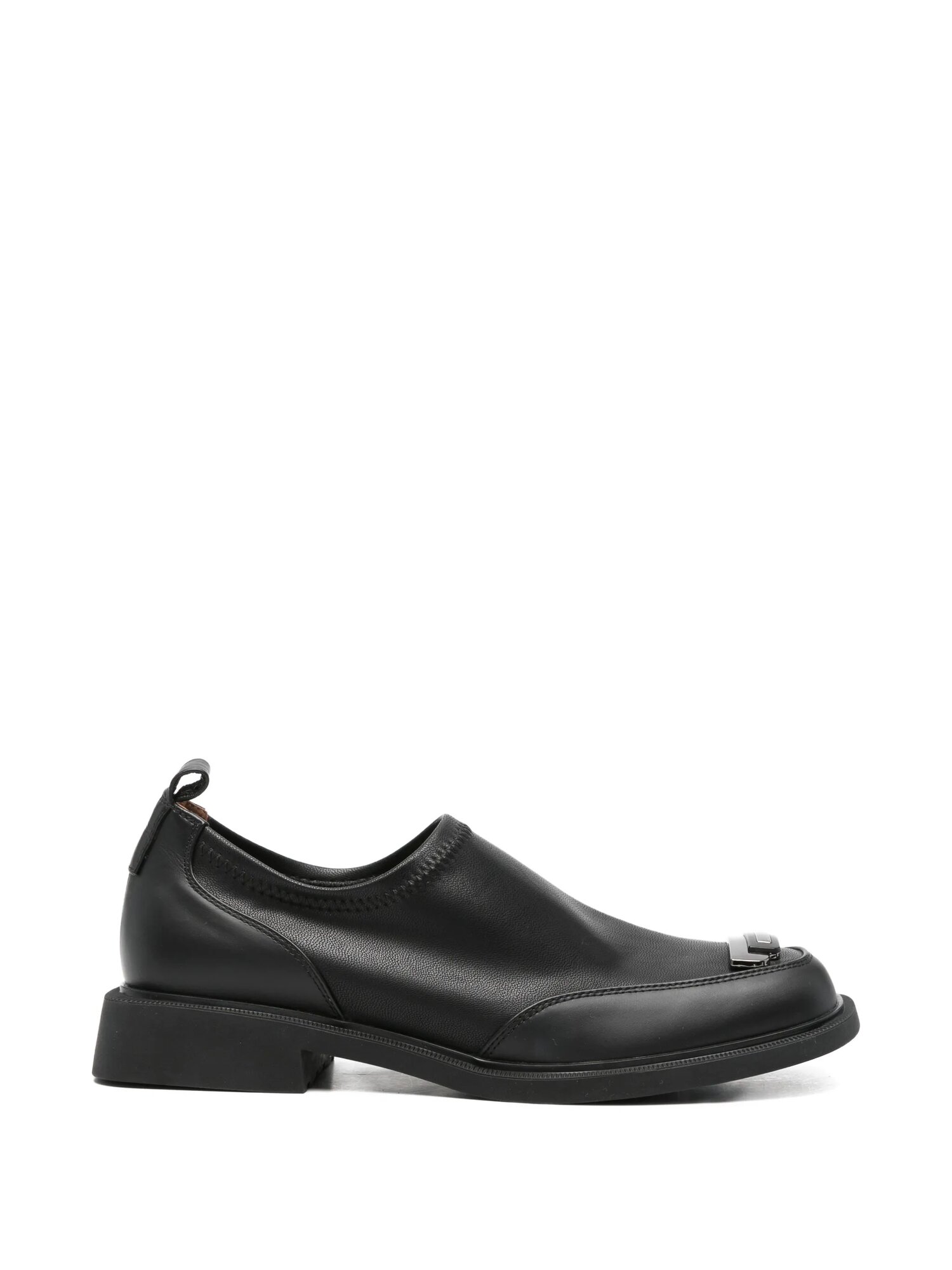 Лоферы Logo-plaque square-toe loafers