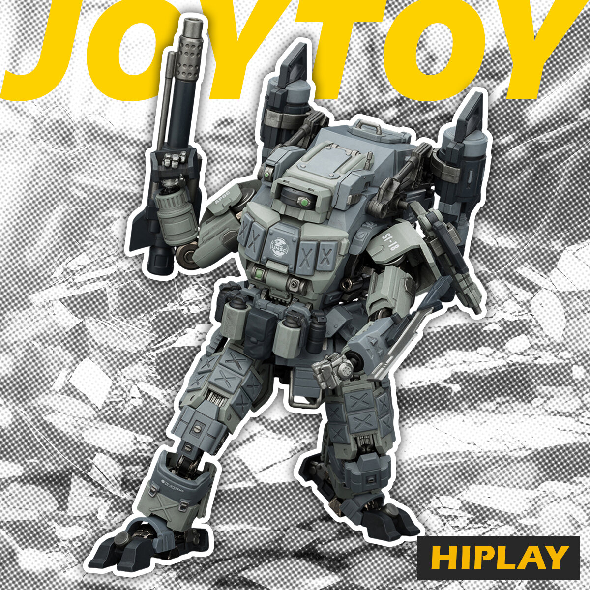 HIPLAY JOYTOY APOC Annihilator 02 Long-Range Strike Mech ST-8617 JT03431 1/25 Фигурка