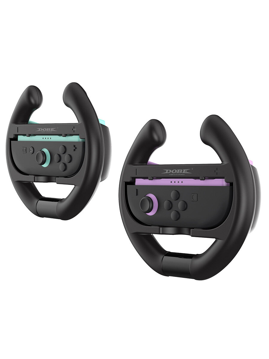 Набор из 2-х держателей для Joy-Con Nintendo Switch 2 (Dobe TNS-3195S) Purple-Green