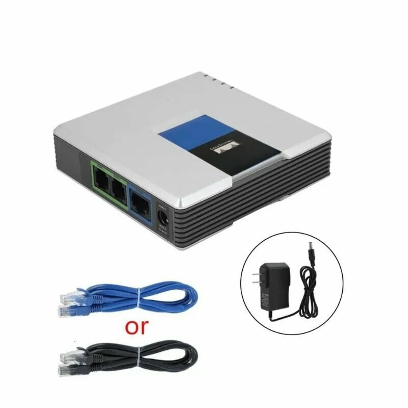 VOIP-шлюз с 2 портами SIP, Штепсельная Вилка США
