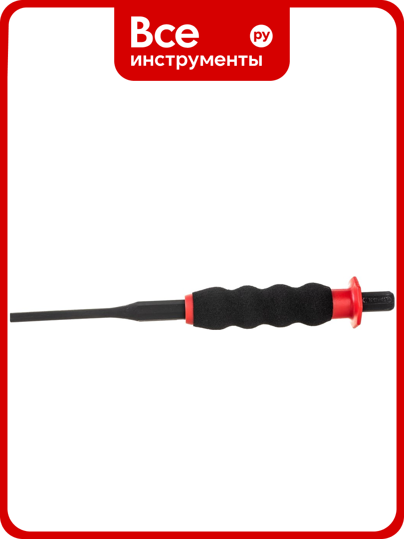 Выколотка с протектором KING TONY 76405-08G — стальная выколотка для точной обработки отверстий, износостойкость